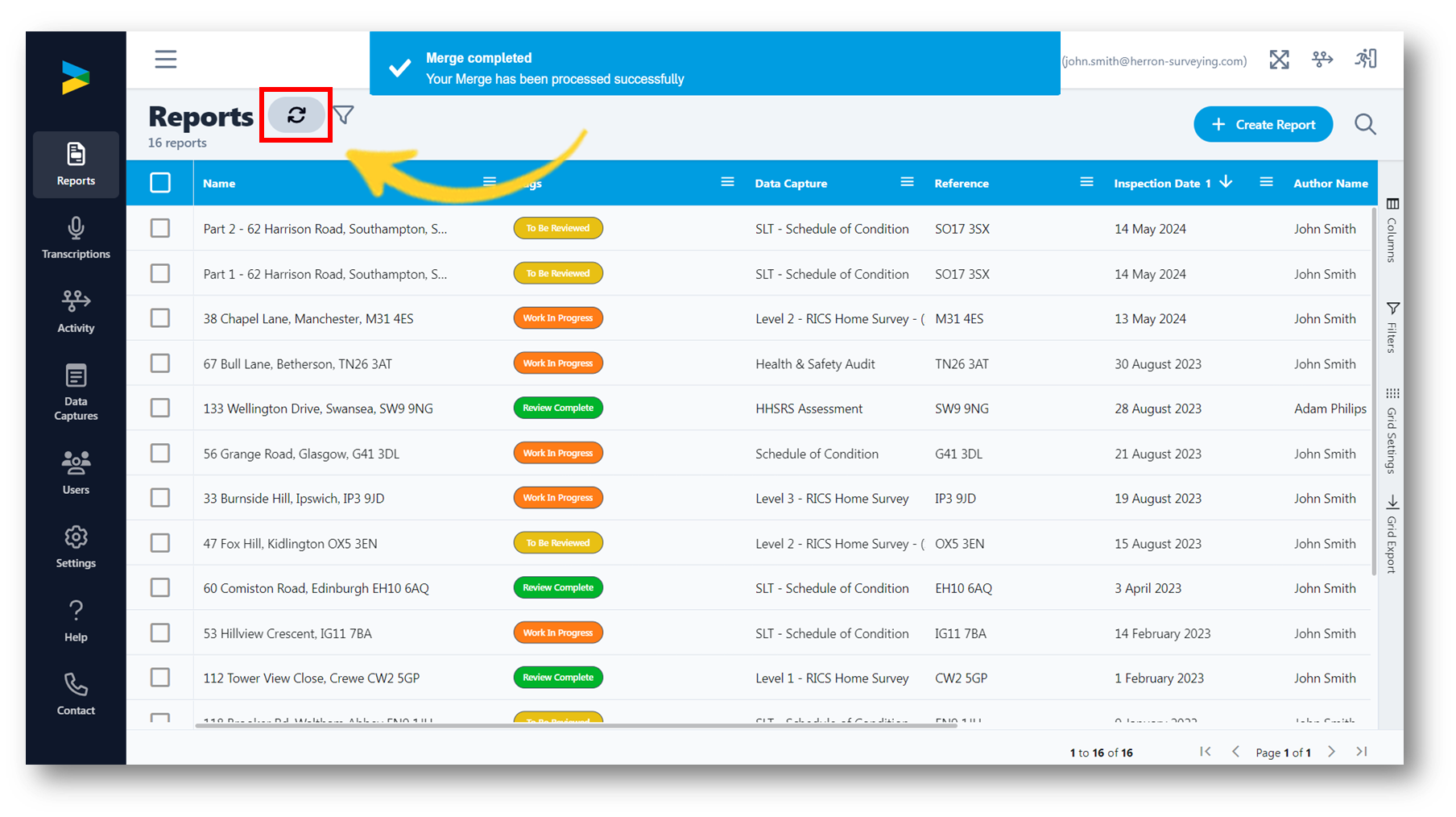 Web Portal 2.0: Merging and Cloning Reports