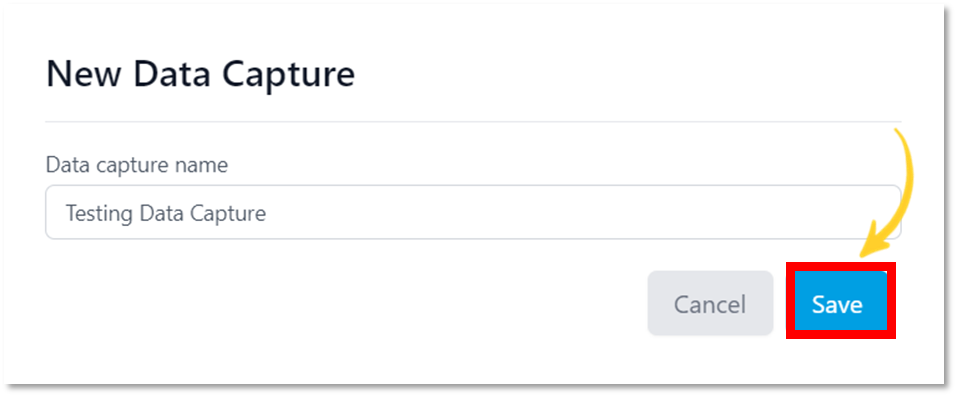Capture Settings – Publish Templates